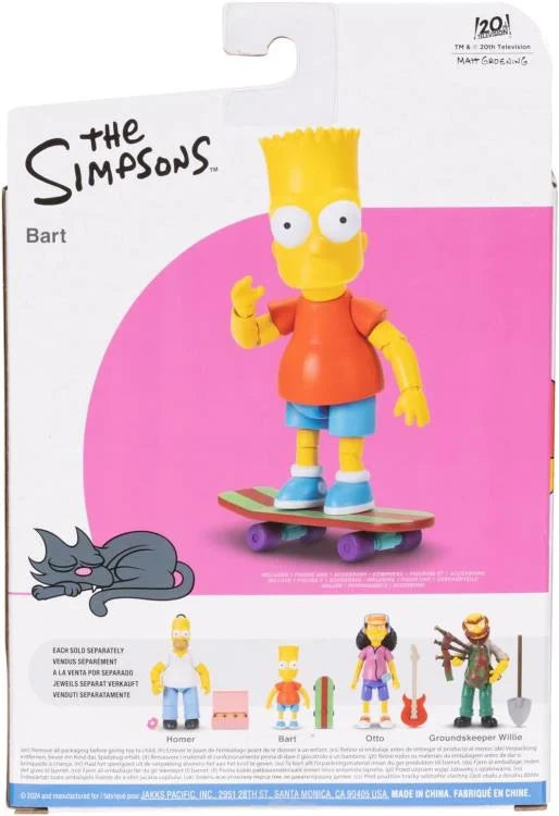 IN STOCK! The Simpson Wave 1 Bart Simpsons 5 inch Action Figure ...