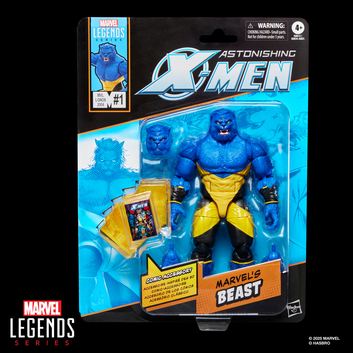 IN STOCK! Marvel Legends Series Marvel's Beast, X-Men Comics-Inspired ...