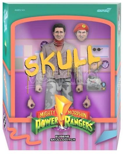 IN STOCK! Super 7 Ultimates Power Rangers Wave 5 Skull 7-Inch Action F ...