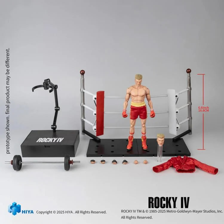 ( Pre Order ) HIYA Exquisite Super Series 112 Scale 6 Inch Rocky IV Iv ...
