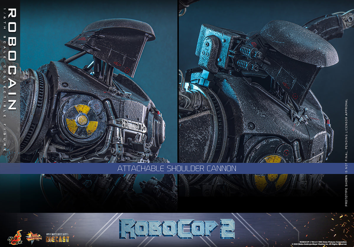 ( Pre Order ) Hot Toys RoboCop 2 Robo Cain 1:6 Scale Figure ...