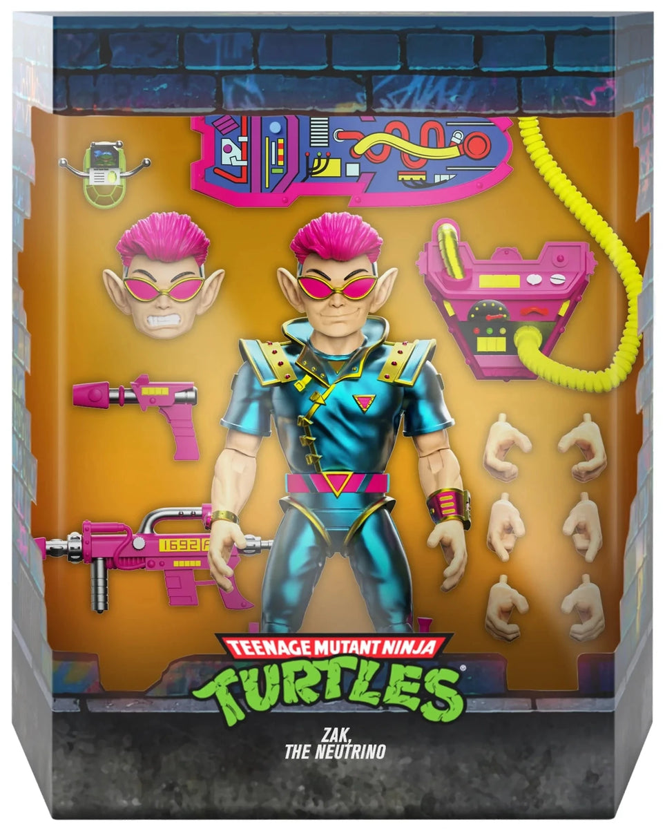 IN STOCK! Super 7 TMNT Ultimates Wave 9 Zak The Neutrino 7-Inch Action ...